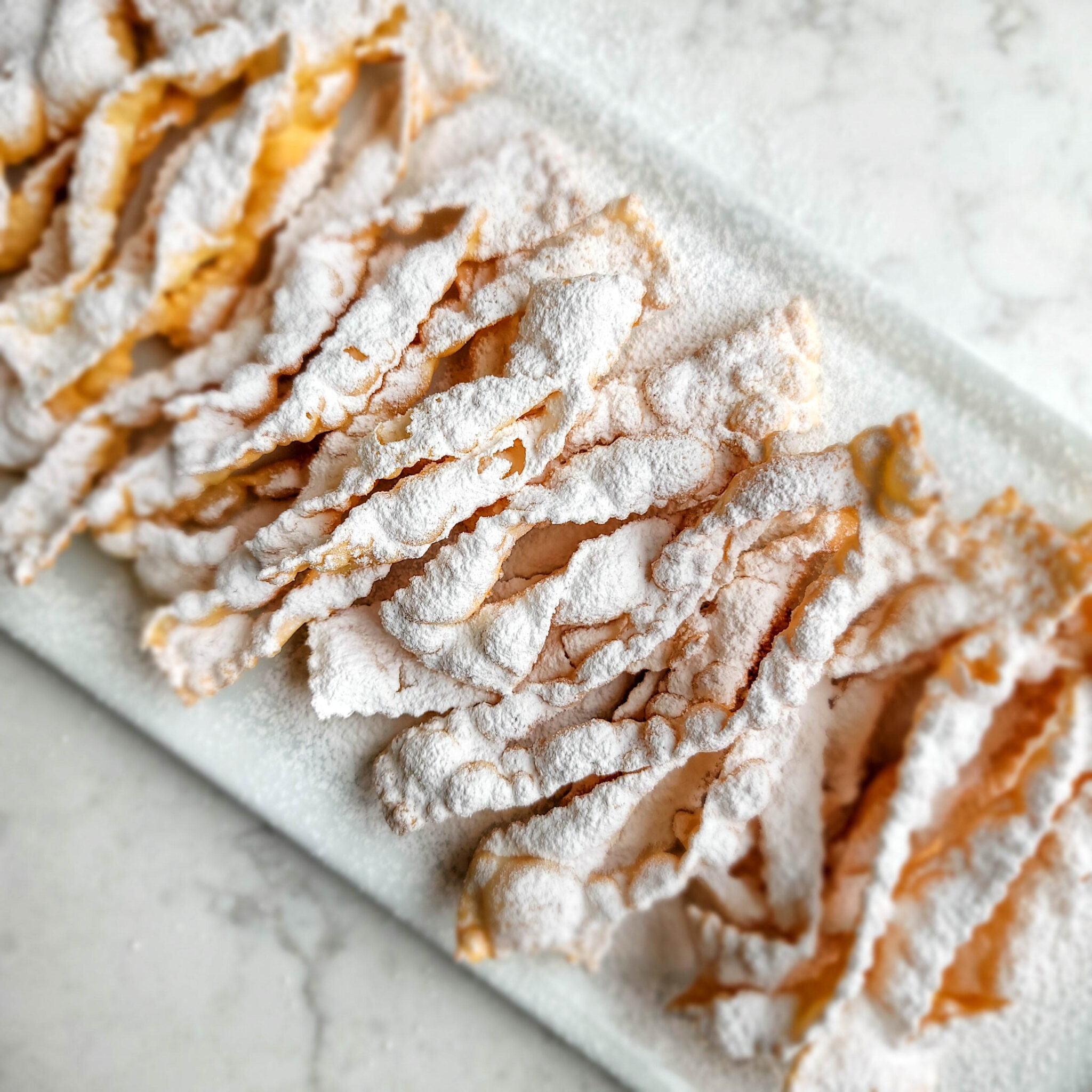Classic Cenci – Italian Fried Dough for Carnevale - Tina Zaccardi Bakes